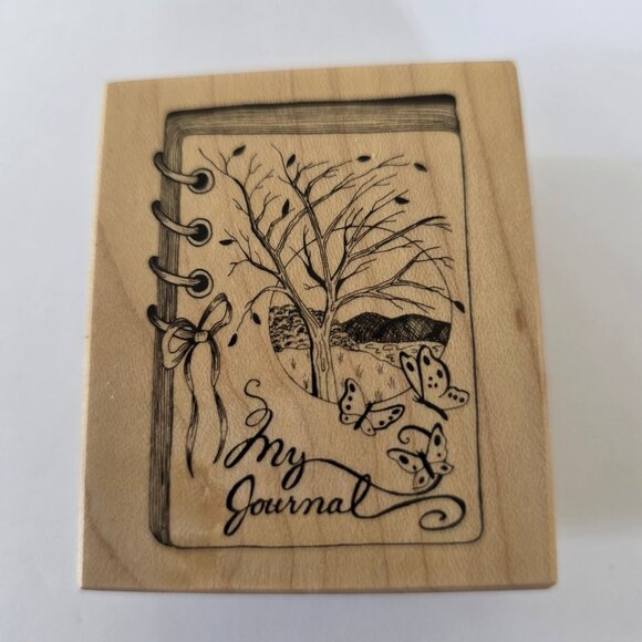 PSX | Office | Vintage Psx Wood Mounted Rubber Stamp My Journal With ...